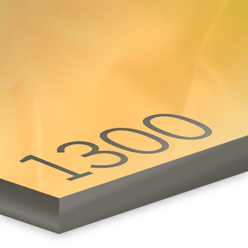 3.0mm Gold Plaskolite® mirrored extruded acrylic